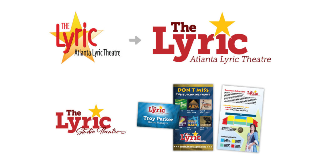 Logo Redesign for Atlanta Lyric Theatre - Brandon D Hunt Design