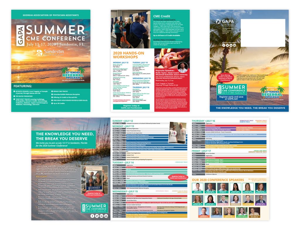 GAPA 2020 Conference Brochure Design - Brandon D Hunt